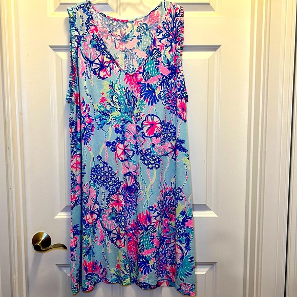 Lilly Pulitzer | Dresses | Lilly Pulitzer Aron Xl Dress In Beach You To ...